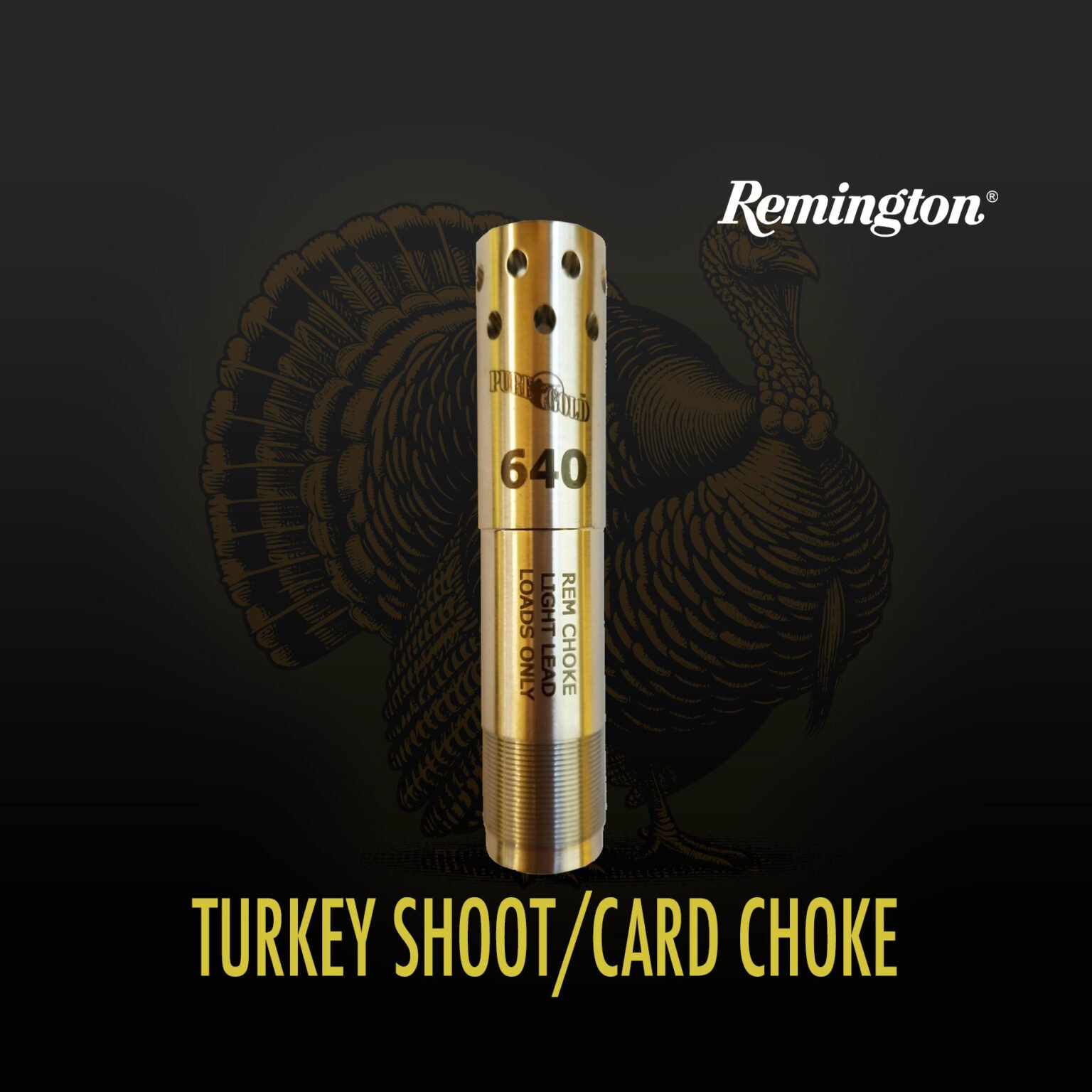 Remington – Pure Gold 12 GA 640 Card/Turkey Shoot Choke – Pure Gold ...